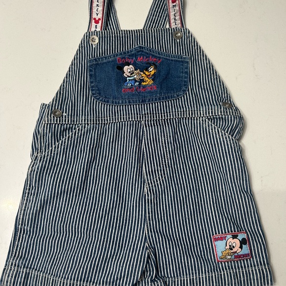 Disney | Bottoms | Vintage Mickey Mouse 9s Y2k Kids Overalls | Poshmark
